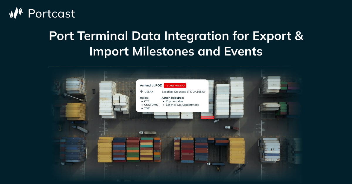 Port Terminal Visibility | Portcast.io