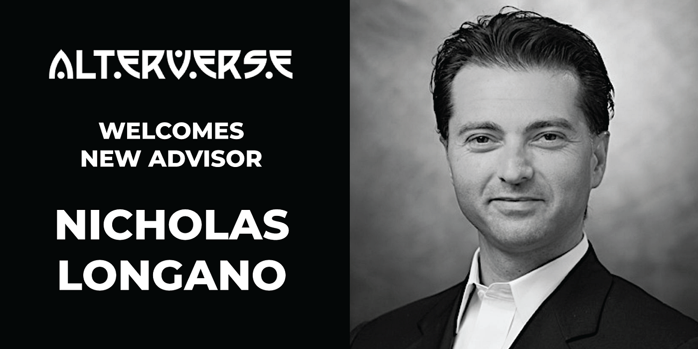 New Advisor Joins AlterVerse: Gaming Industry Veteran Nicholas Longano ...