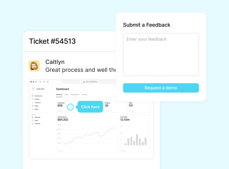 The most advanced interactive product demo platform - Guideflow