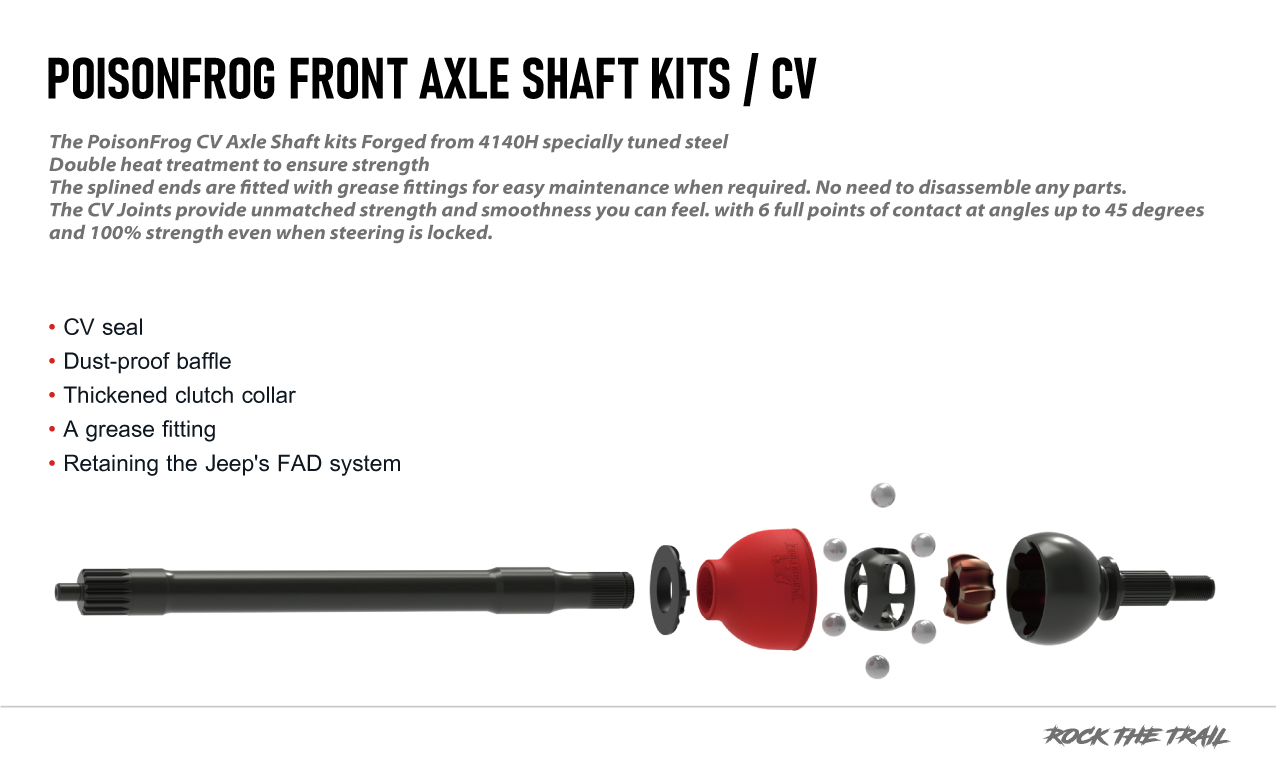 Product - front axle shaft-CV