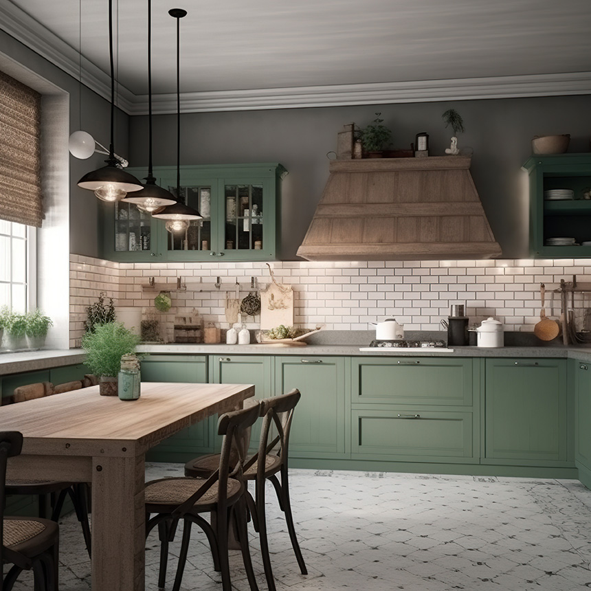 Country Style Kitchens in Adelaide | Uzit Kitchens & Robes