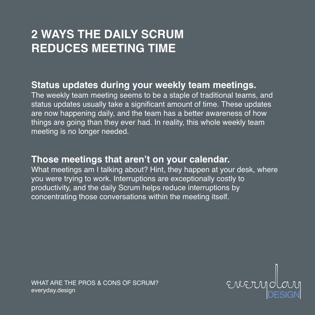Keep your team in sync with a daily standup in Scrum. - Everyday Design