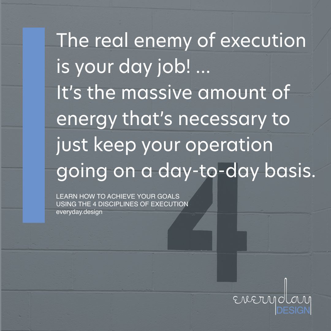 Learn How To Achieve Your Goals Using The 4 Disciplines Of Execution ...