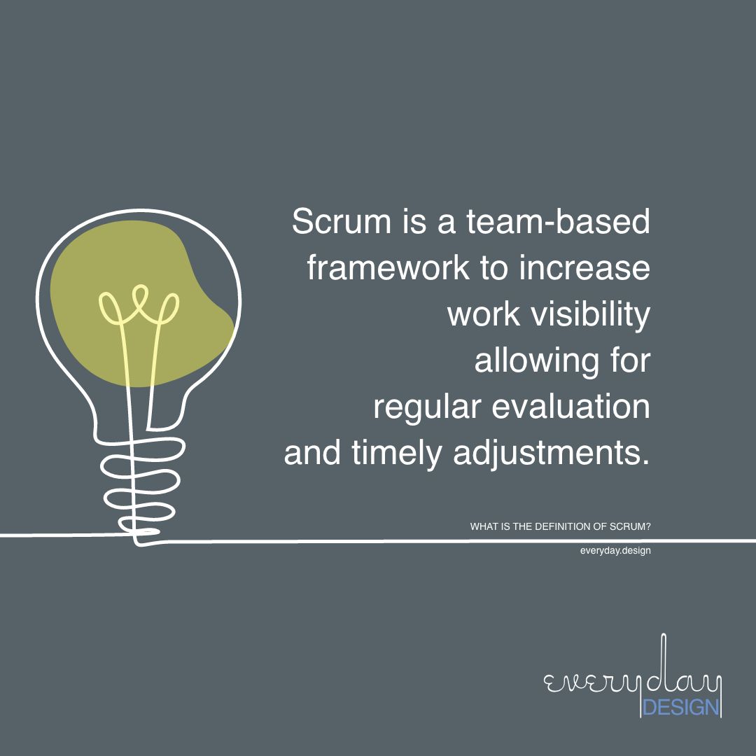 What is the definition of Scrum? - Everyday Design