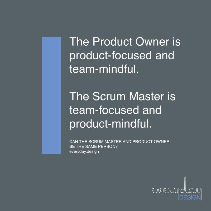 Can the Scrum Master and Product Owner be the same person? - Everyday ...