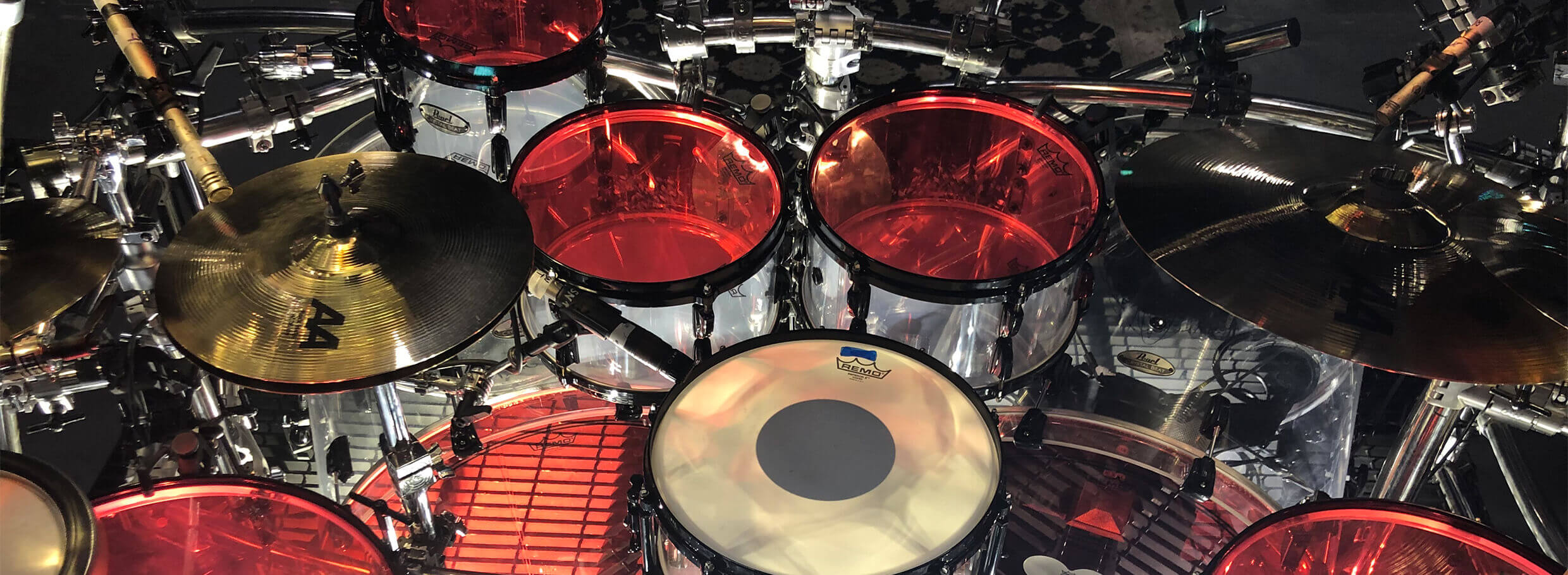 Remo Drum Heads Red