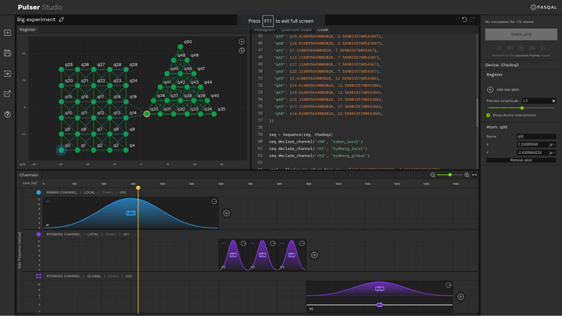 Programmable Atomic Arrays - PASQAL - PASQAL