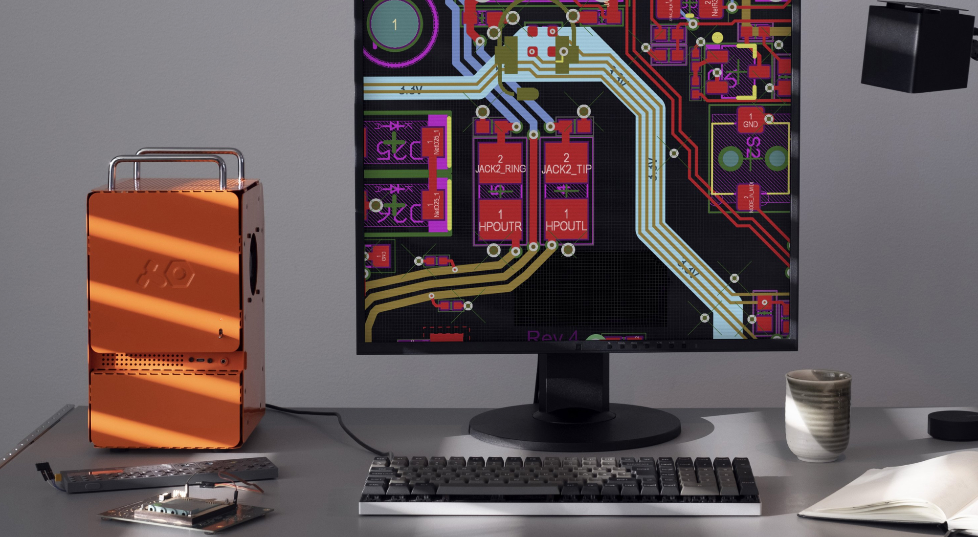 This PC case is flatpacked and assembled yourself. — minimalgoods