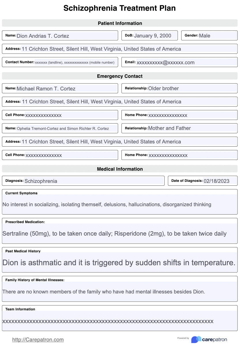 Paranoid Schizophrenia Treatment