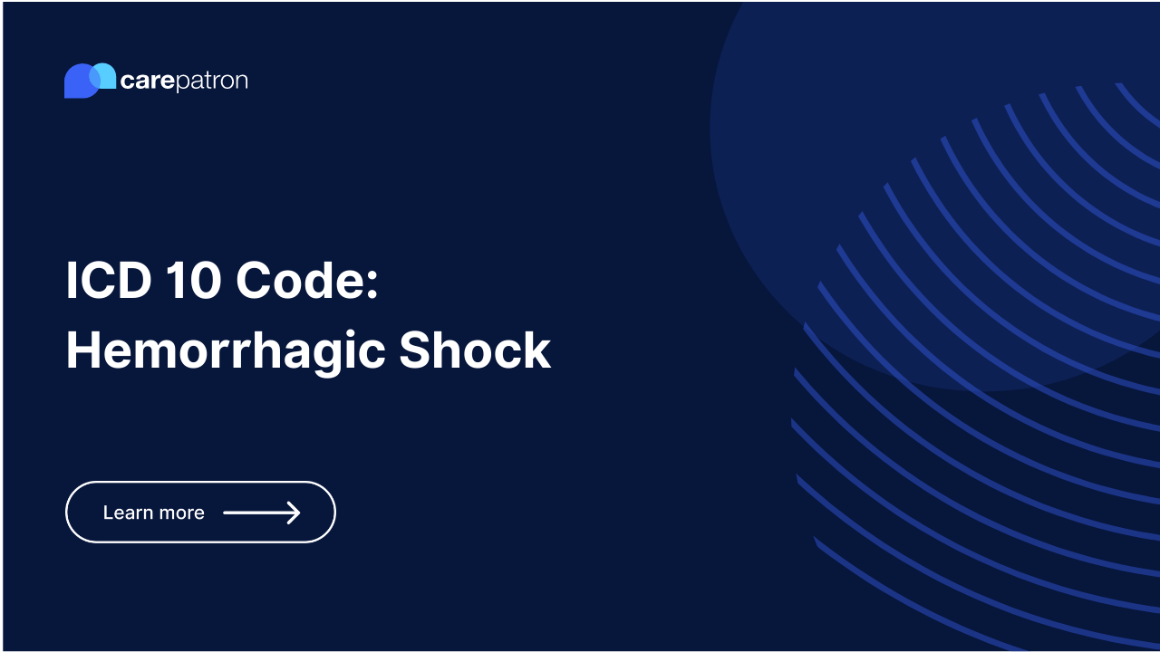 Hemorrhagic Shock ICD-10-CM Codes | 2023